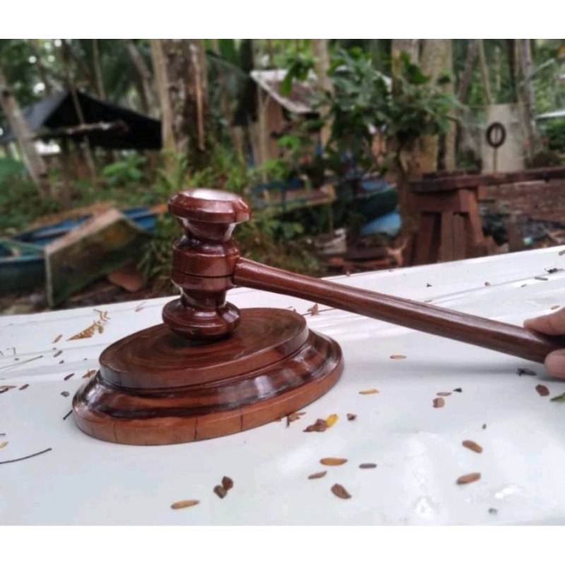 GAVEL Solid Magkono wood | Shopee Philippines