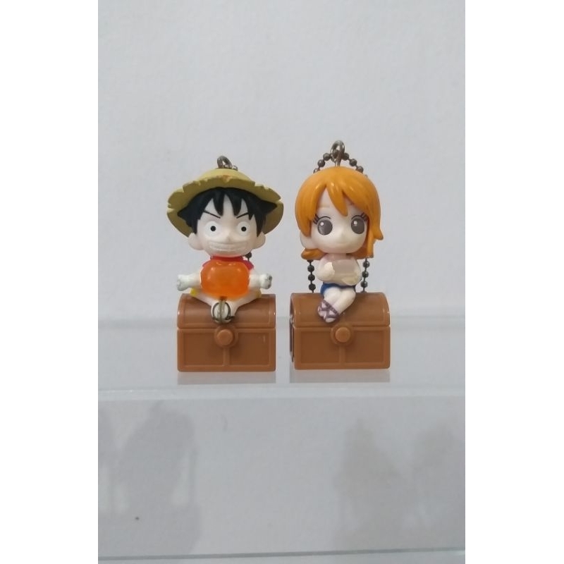 One Piece Luffy & Nami keychains (authentic) | Shopee Philippines