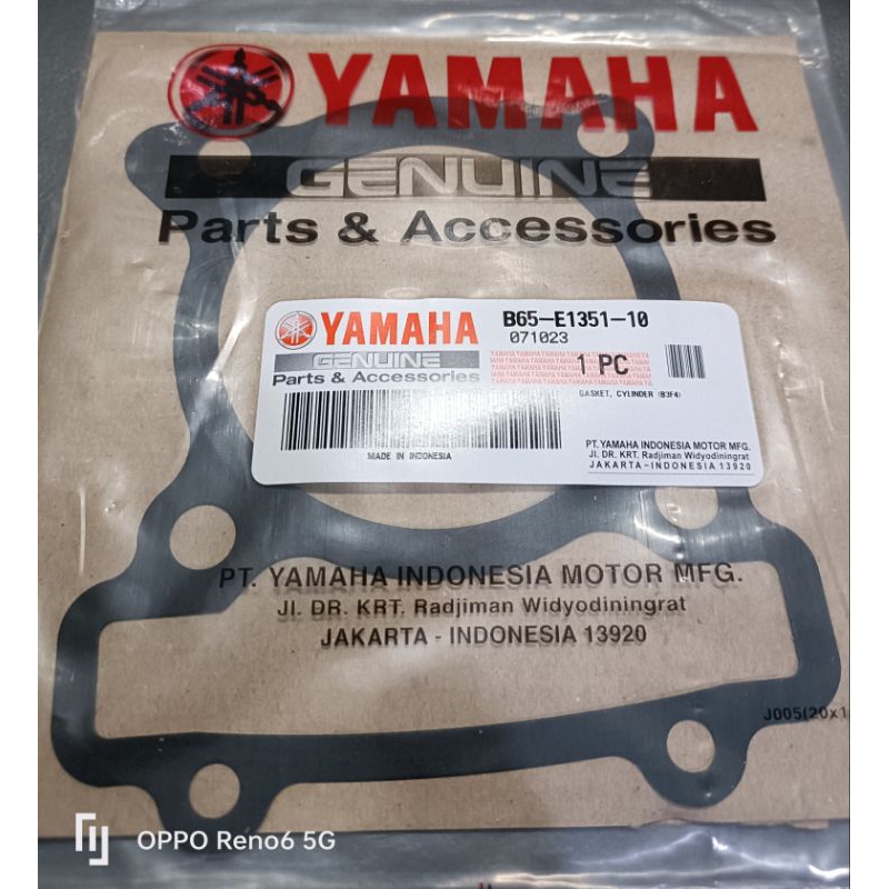 GENUINE BLOCK / BORE BASE GASKET FOR YAMAHA NMAX / AEROX V1 V2 / SNIPER ...