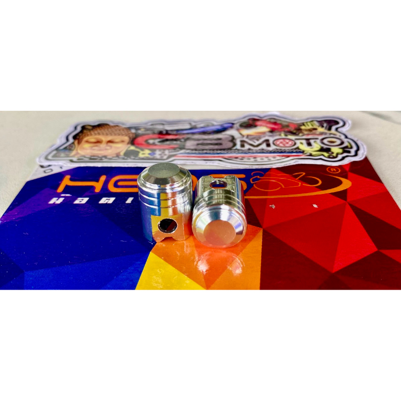 HENG Tire Cap / PITO Cap Piston Type -Alloy (Sold as Set 2pcs) | Shopee ...