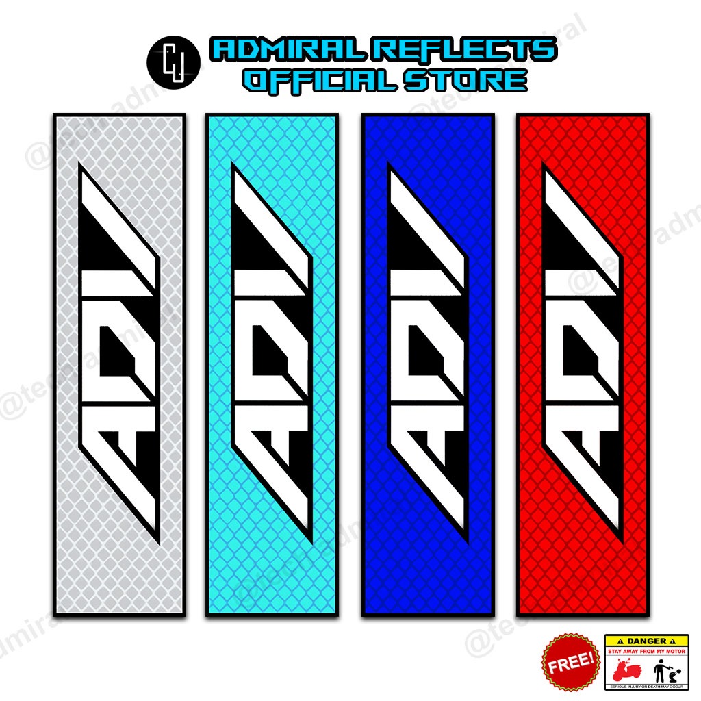 Alloy Top Box Sticker Waterproof ADV (REFLECTORIZED) | Shopee Philippines