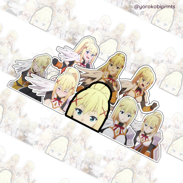 Darkness / Lalatina - KonoSuba - Peeker, Icon - Waterproof Laminated ...