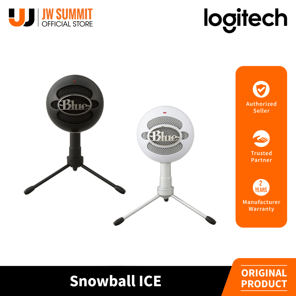 Logitech Blue - Snowball iCE Plug and Play USB Microphone, Mic ...