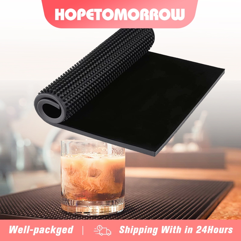 Rubber Bar Mat Anti-slip Bar Service Mat for Restaurant Kitchen Counter ...
