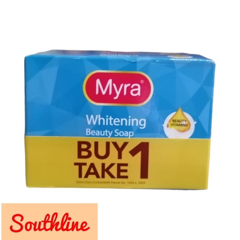 BUY 1 TAKE 1 Myra Whitening Beauty Soap 90g 2 Bars | Shopee Philippines