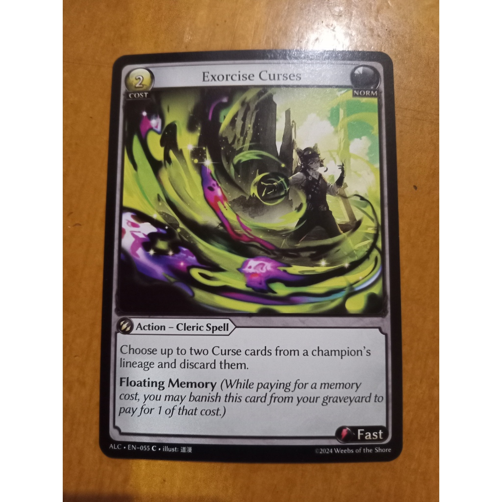 GA Exorcise Curses C Alchemical Revolution ALC Grand Archive English ...
