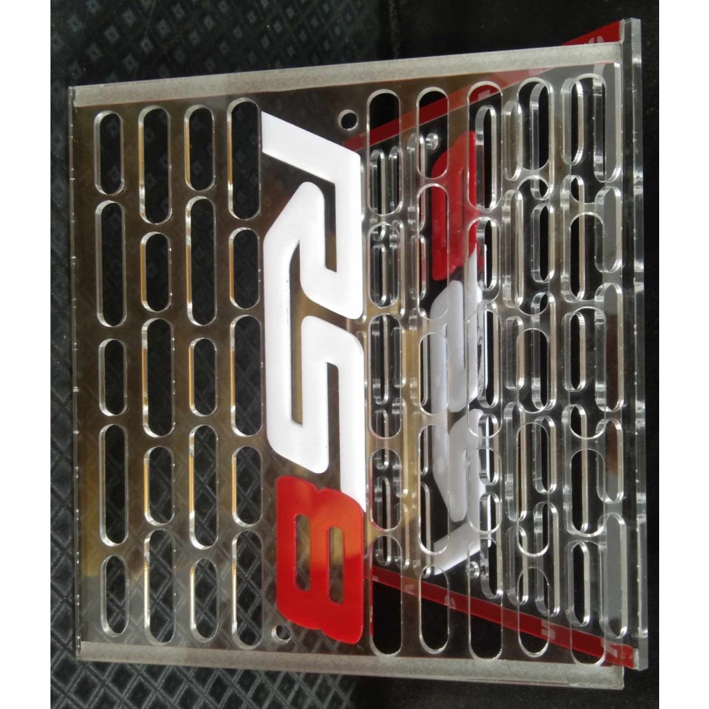RADIATOR COVER FOR RS8 (ACRYLIC) (NMAX V2, AEROX V2, HONDA CLICK, PCX ...