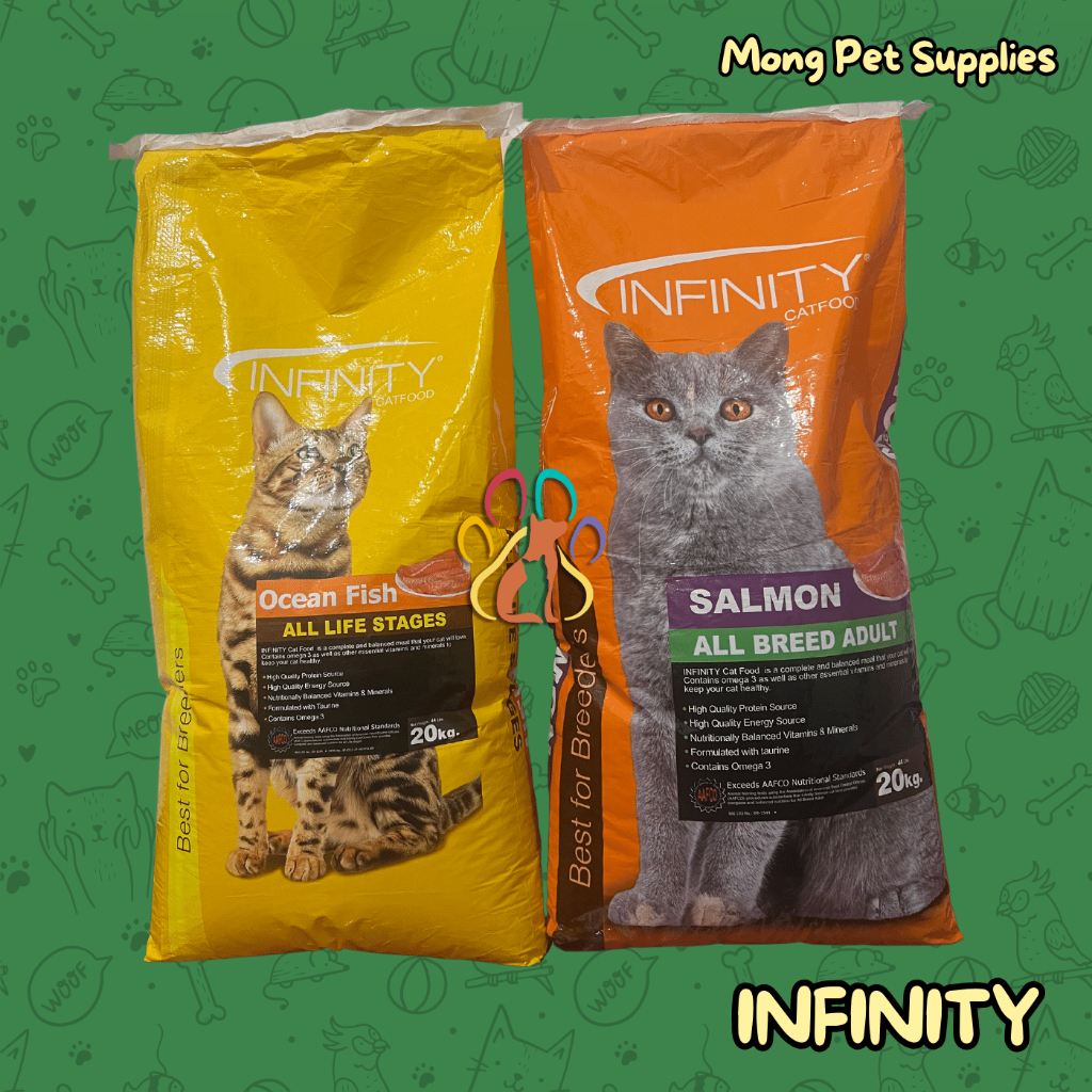 Infinity Cat Food Salmon for All Breed Adult and Ocean Fish for All ...
