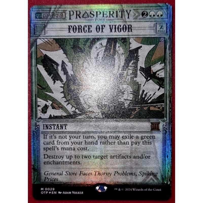 MTG Force of Vigor OTP (Showcase Foil) | Shopee Philippines