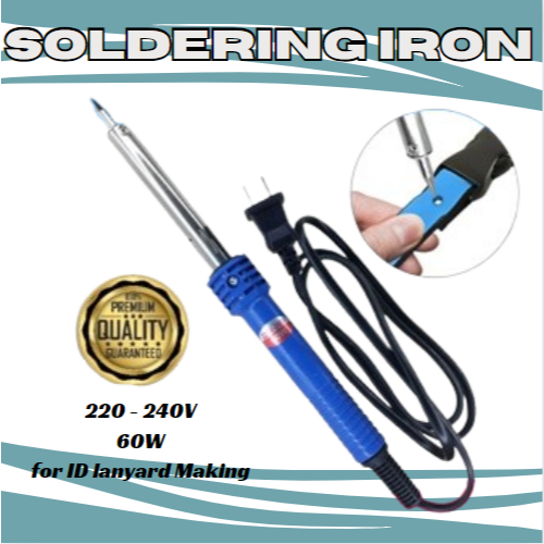 Soldering Iron for ID Lace Lanyard Making 60watts 220Volts - 240Volts ...