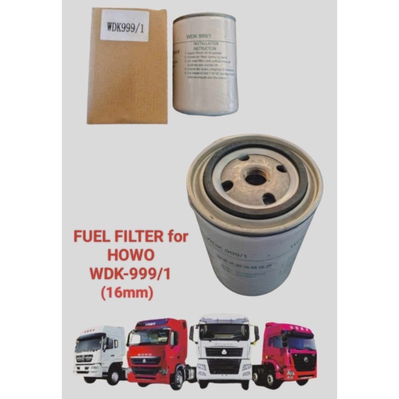 FUEL FILTER FOR HOWO 371 VG1092080009 (WDK999/1) | Shopee Philippines