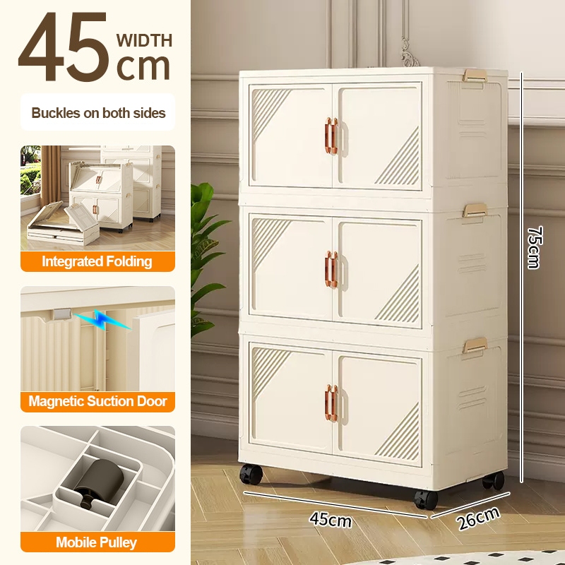 Foldable Storage Cabinet for Kitchen Durabox Bedroom Drawer Cabinet ...