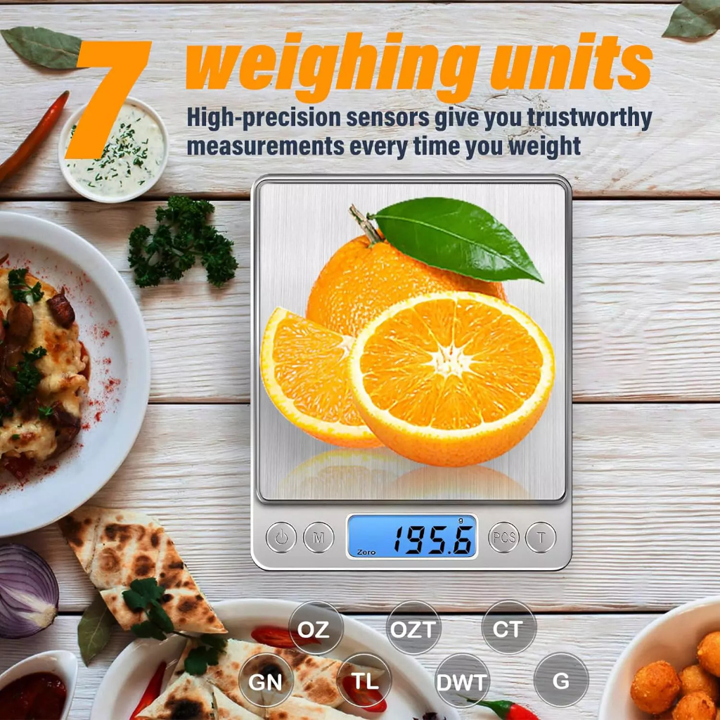 【COD】Food Weighing Scale Digital Kitchen Scale Weight Grams Cooking ...