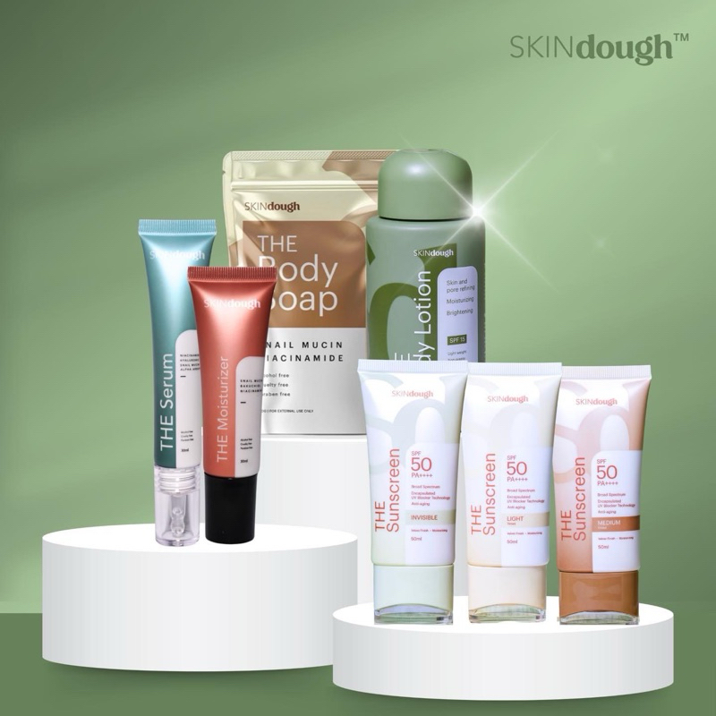 SKINDOUGH - The Body Soap, The Serum, The Moisturizer, The Body Lotion ...