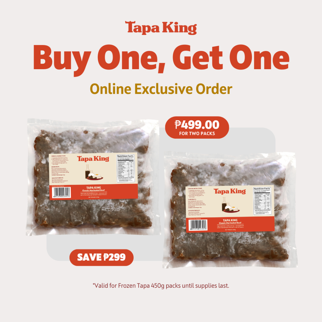 B1G1 Frozen Tapa King Classic 450g | Shopee Philippines