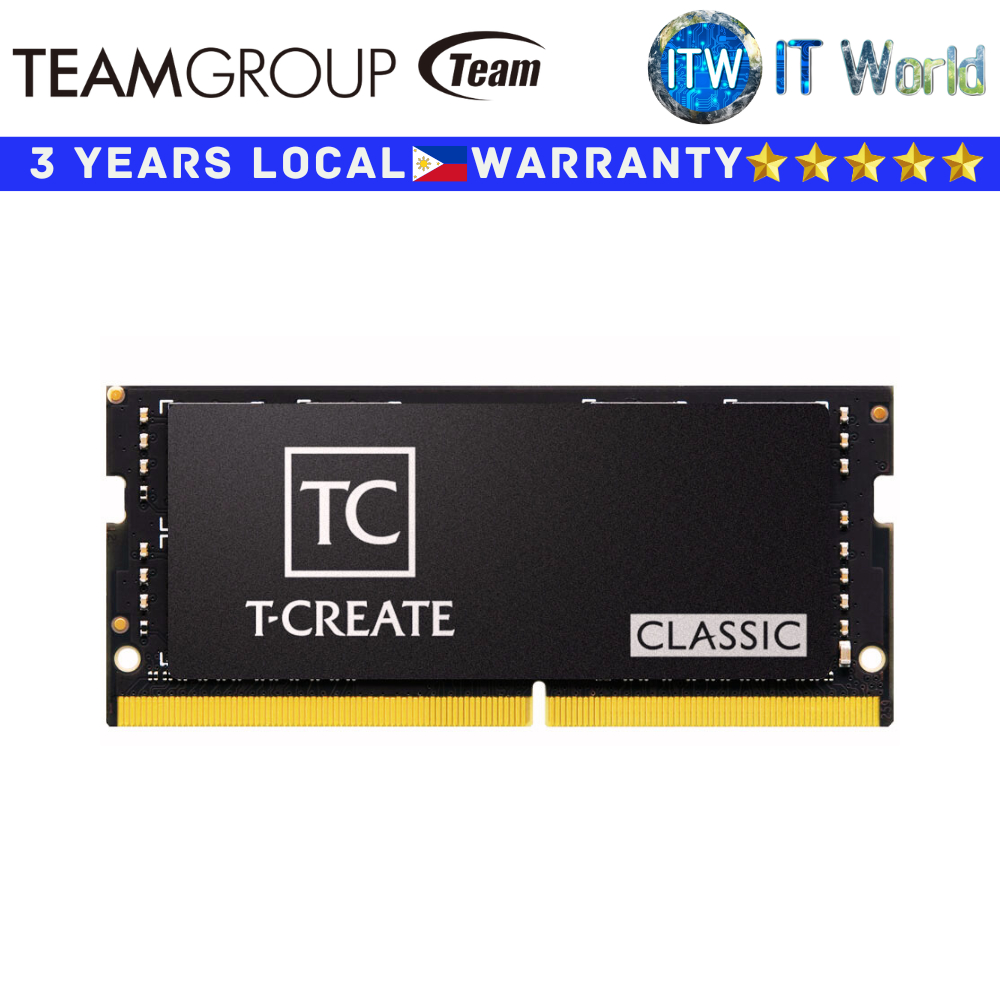 Itw | Teamgroup DDR4 RAM T-Create Classic 32GB (1x32GB) 3200Mhz SODIMM ...