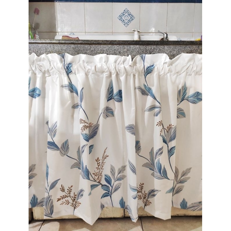 Kitchen Curtain Lababo Kurtina - 0424B | Shopee Philippines