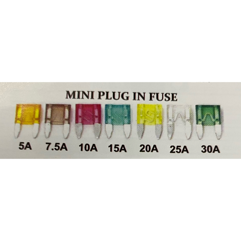 MINI PLUG IN FUSE ATOMIC BRAND (TAIWAN MADE ) 100 PCS/ BOX | Shopee ...