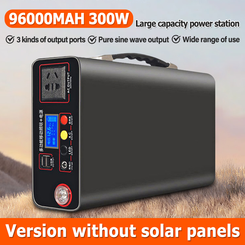 Power Station 220V 350W Power Station 109600mah Multi-function Portable Big Capacity Solar ...
