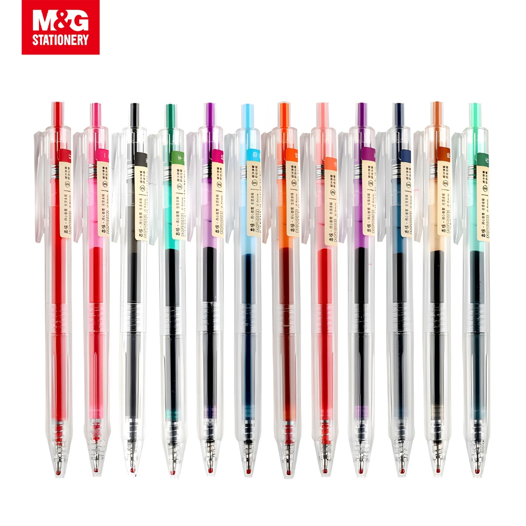 M&G Retractable Gel Pen 0.5mm (AGPH5603) | Shopee Philippines