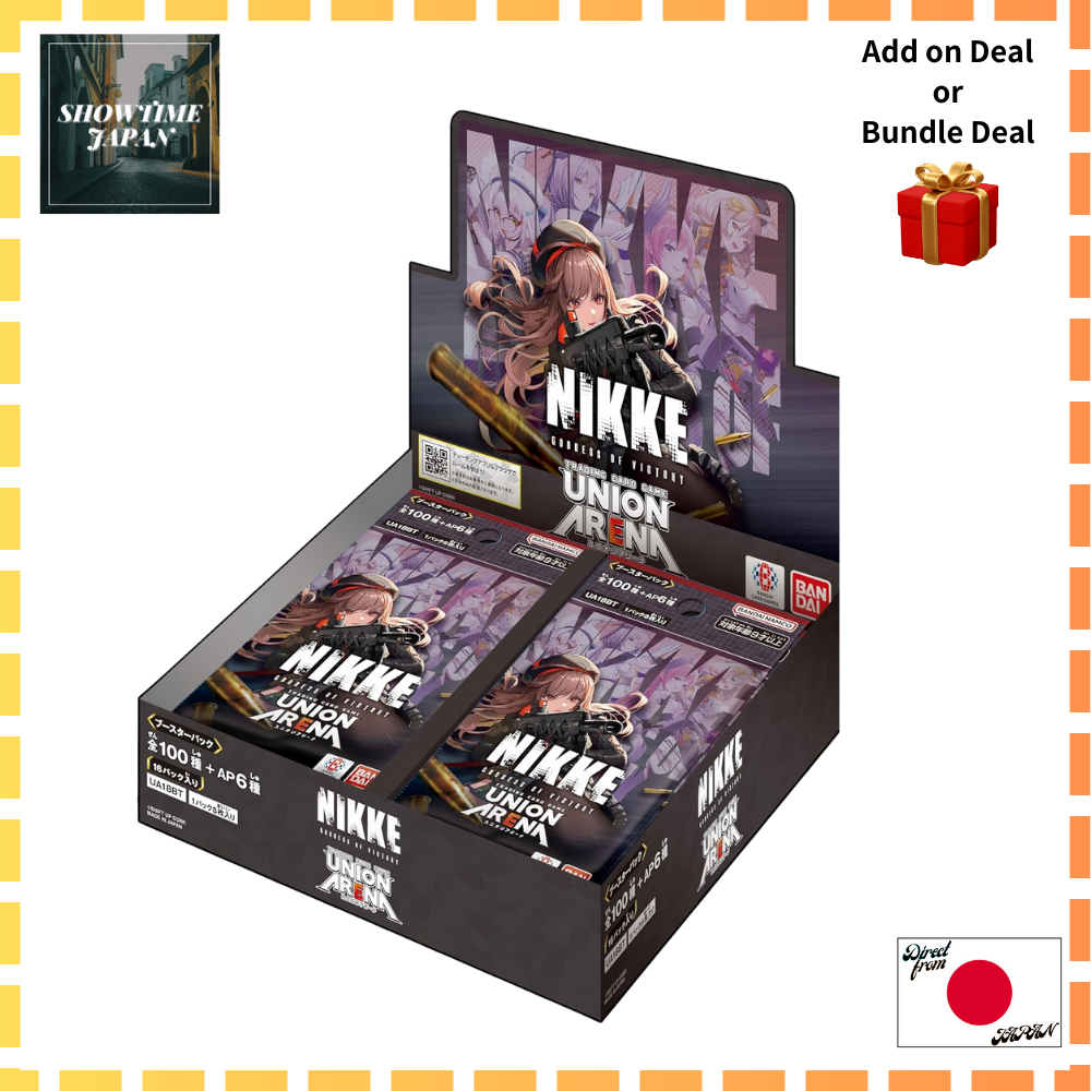 BANDAI UNION ARENA Booster Packs WINNING GODDESS: NIKKE [UA18BT] 1BOX 16packs Japan Version ...