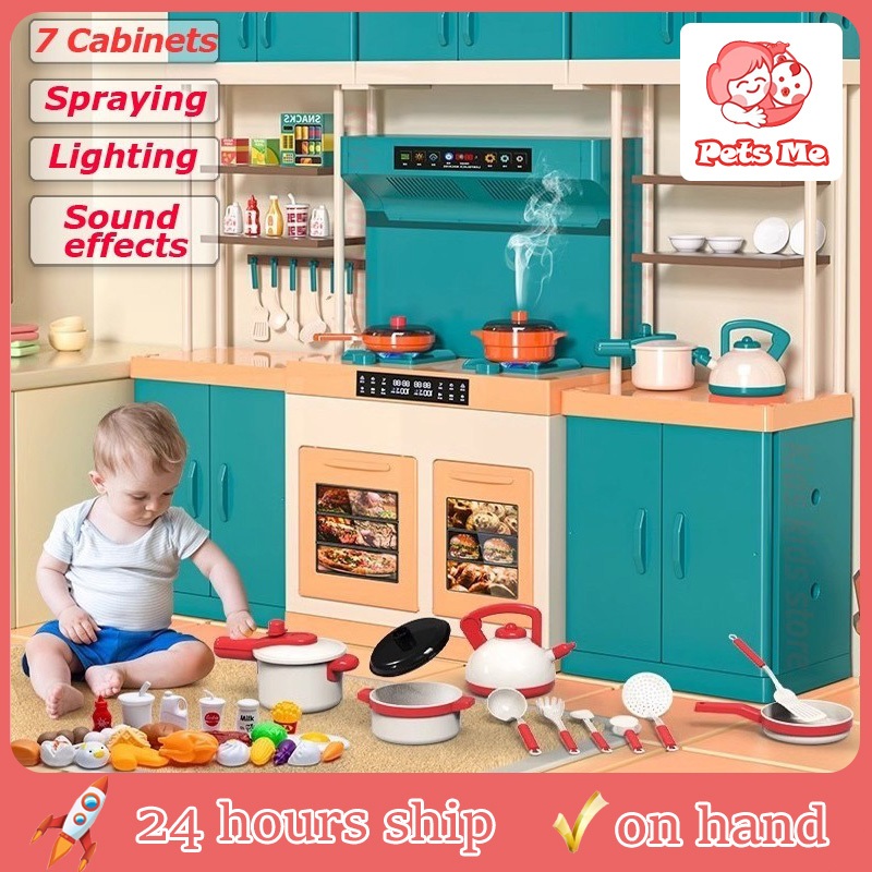 Cooking Set Toys for Girls Kitchen Toy Set Big Size Kitchen Toy for ...