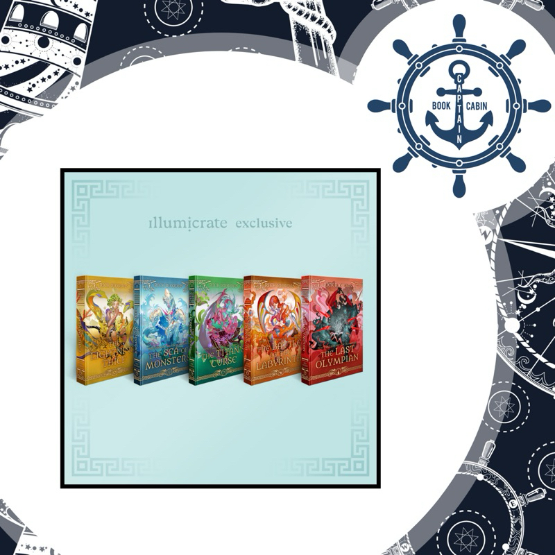 Percy Jackson Series (Illumicrate Exclusive Signed Edition) | Shopee ...