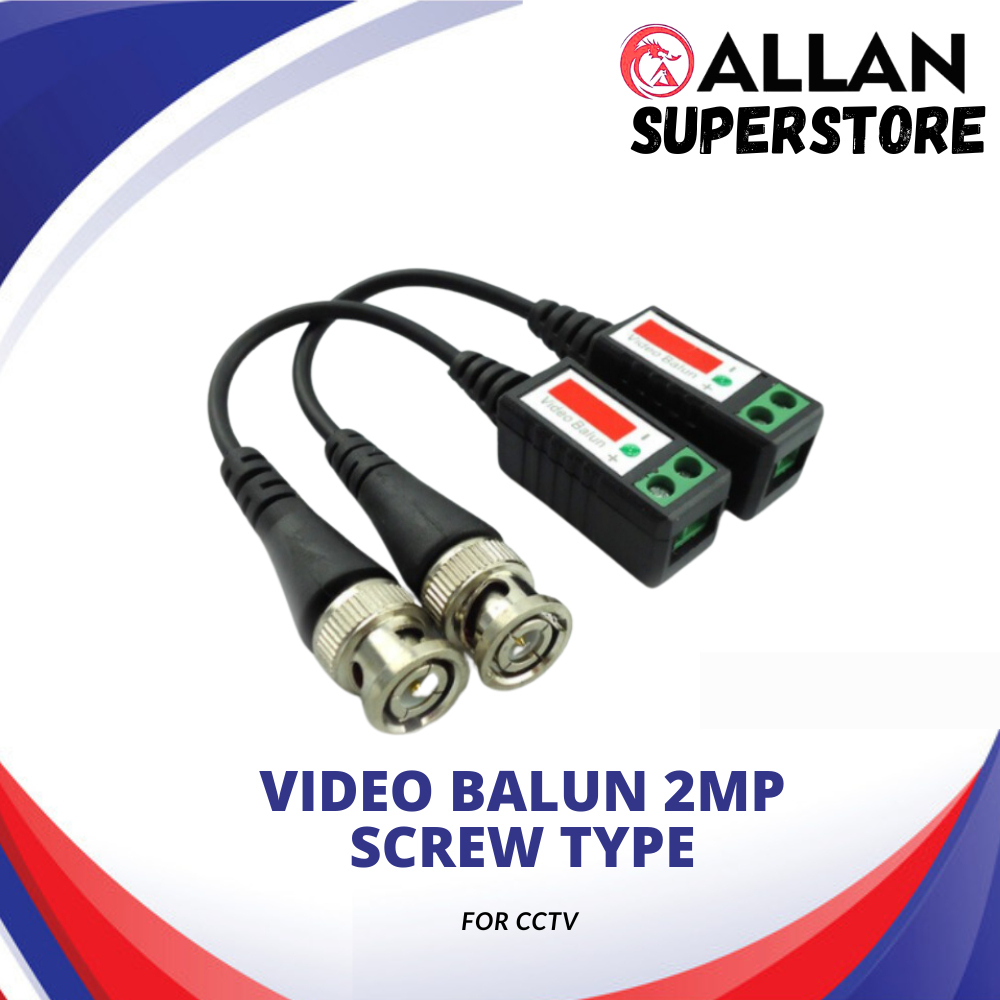 Allan Superstore Video Balun for CCTV / Passive Video Balun / HD-CVI ...