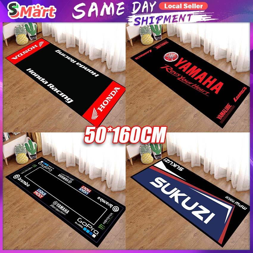 Universal Motorcycle Parking Mat Racing Motorbike Display Carpet Anti ...
