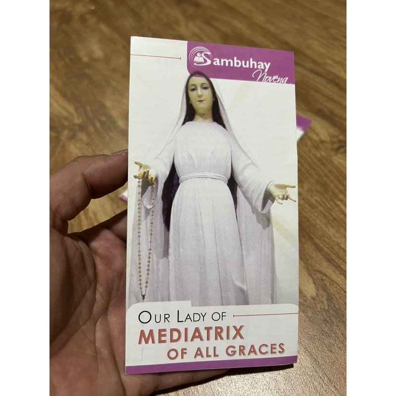 Our Lady of Mediatrix of all Graces Novena Pamphlet | Shopee Philippines
