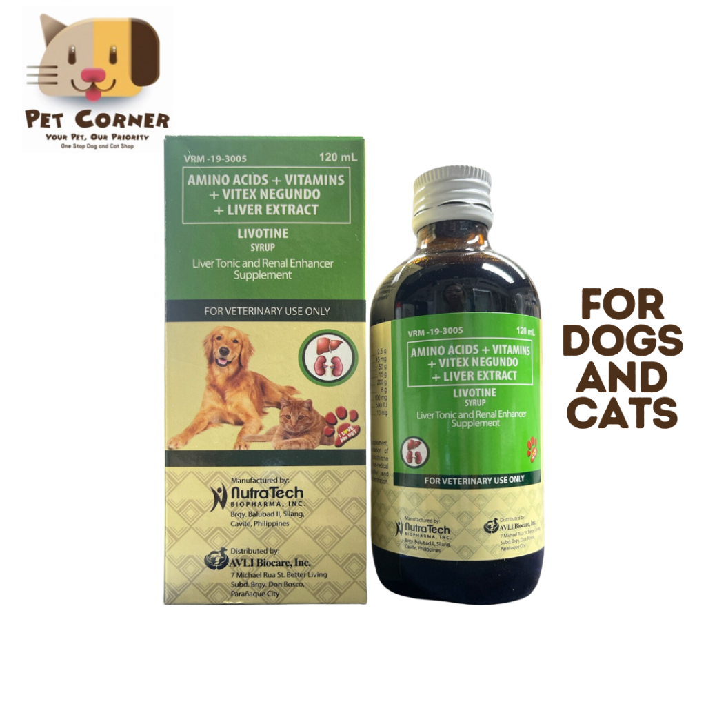 Livotine Cat and Dog Liver Tonic and Renal Enhancer Supplement 120ml ...