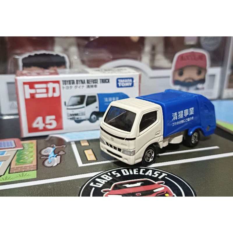 Tomica #45 Toyota Dyna Refuse Truck | Shopee Philippines