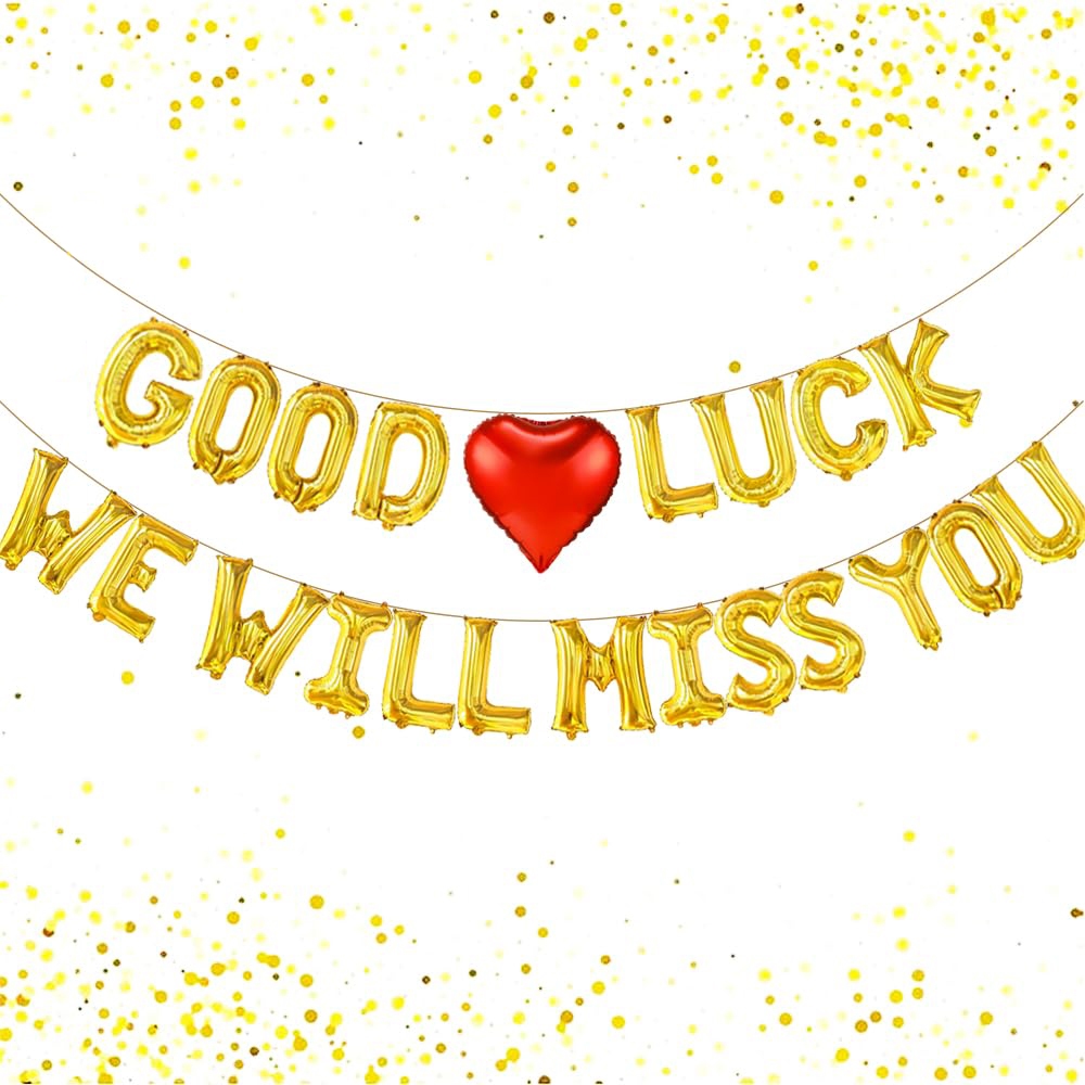 Farewell Party Decoration Balloons Backdrop Retirement Banner for ...