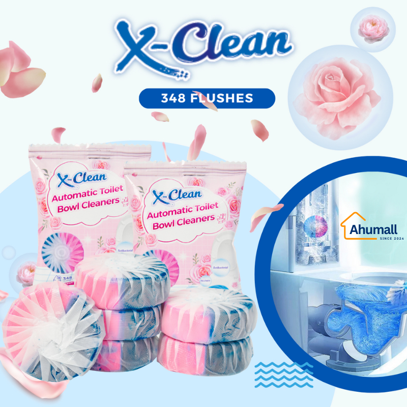 Combo 12PCS X-Clean Toilet Tablet For Toilet Bowl Cleaner Automatic ...