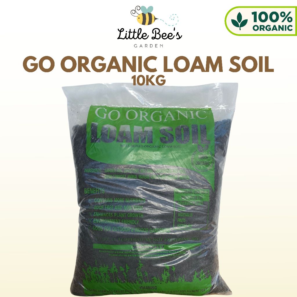 Go Organic Loam Soil 10kg | Shopee Philippines