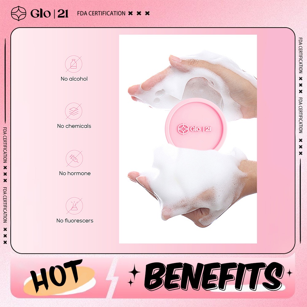 GLO21 Collagen Cleansing Soap - Whitening and Moisturizing Acne and ...