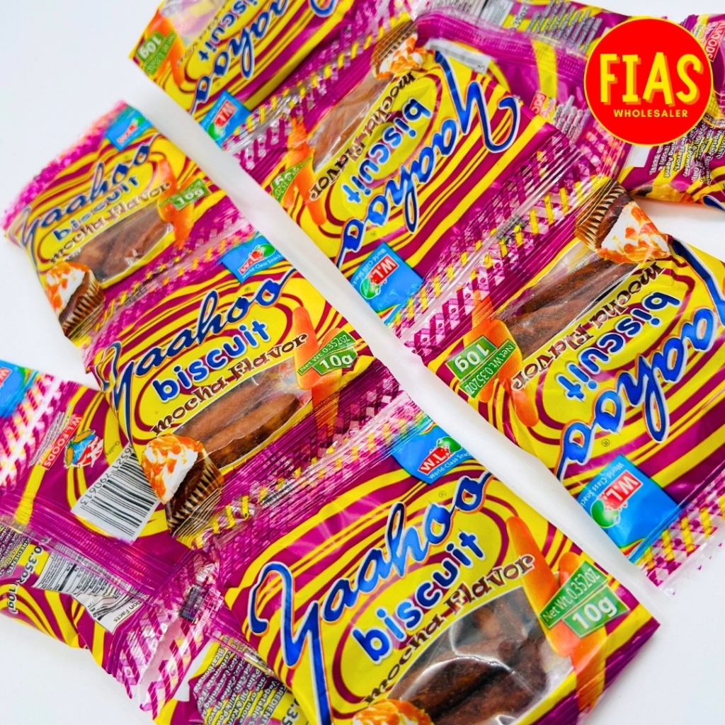 12 pcs Yaahoo Biscuit Mocha Flavor 10g | Shopee Philippines