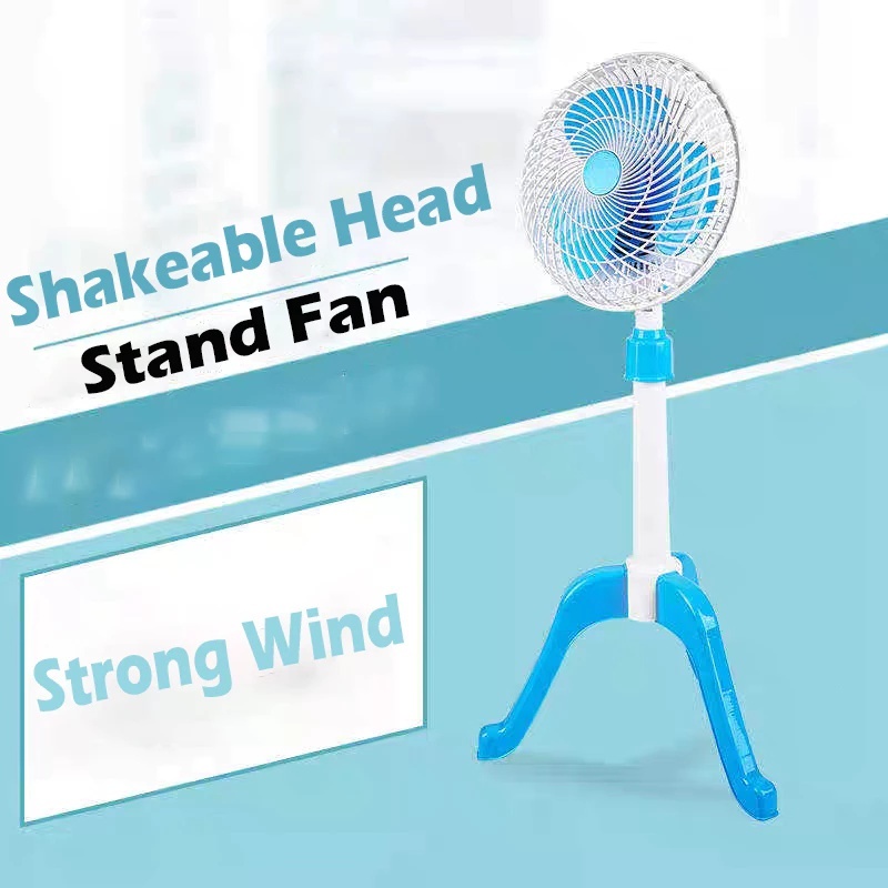 Stand Fan Shakeable head Strong Wind Floor Fan 5 Blade Stand Fan ...