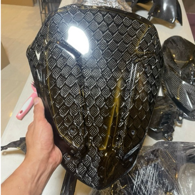 Onhand ‼️Original Carbon Fiber Nmax Console 2 Inner visor v2-v2.1 Glass ...