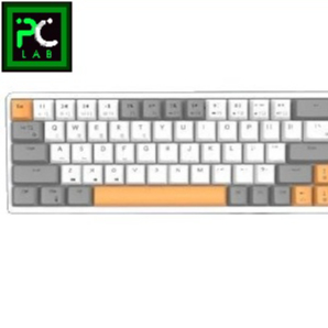 Royal Kludge RK G68 68-keys RGB Gray/Yellow Wireless Gaming Mech KB ...