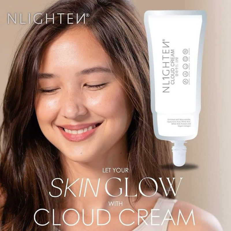 NEW NLIGHTEN CLOUD CREAM SPOUT 30G (with VEGAN COLLAGEN) | Shopee ...