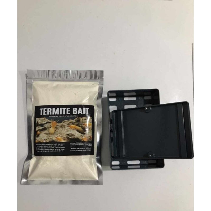 TERMITE BAITING SYSTEM SET WITH AG BAIT BOX DIY CHLORFLUAZURON REQUIEM ...