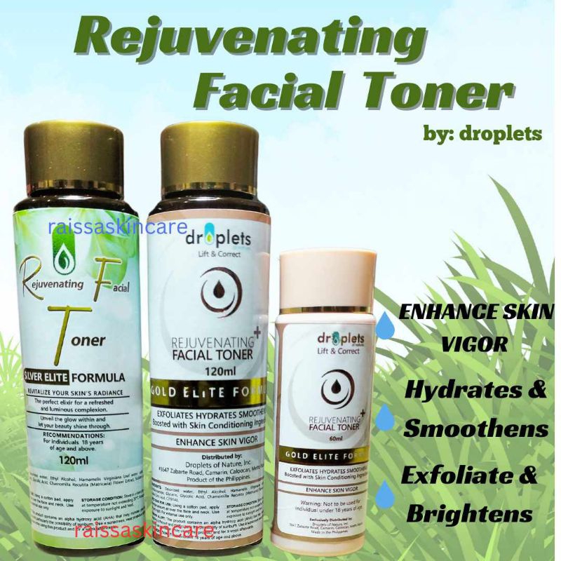 Rejuvenating Facial Toner 120ml/60ml | Shopee Philippines