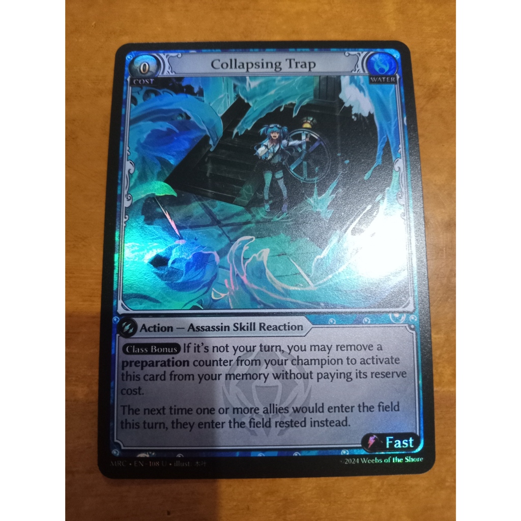 GA Foil Collapsing Trap U Mercurial Heart MRC Grand Archive English ...