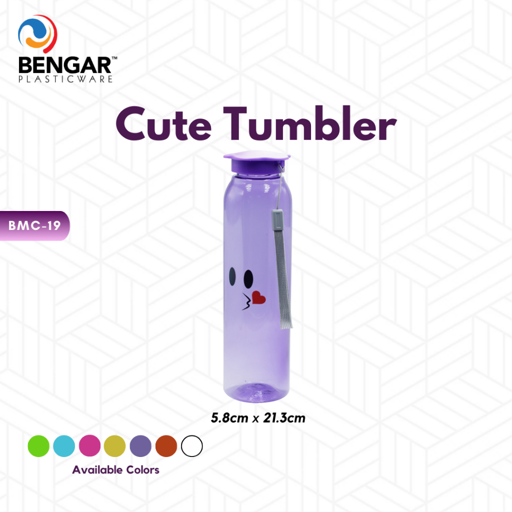 BENGAR PLASTICWARE Tumbler for kids with different emoji designs Pet ...