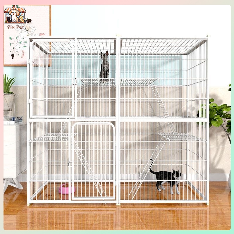 Cat Cage 4 Layer Large Platform Cage for Cat Dog Cat House Pet Cage Cat ...
