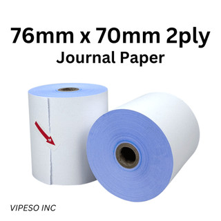 POS Journal Receipt Paper 76mm x70mm 2ply -1pc for 76mm printer {VIPESO ...