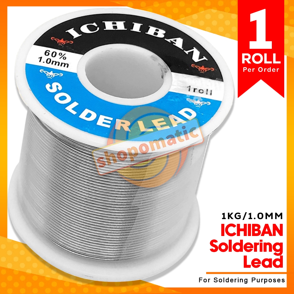 Original ICHIBAN Soldering Lead 1KG 1 Roll 1.0MM | Shopee Philippines