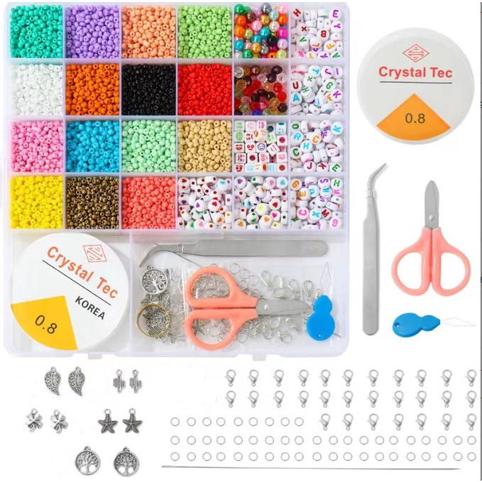 Beads DIY Set for Name Bracelets letter beads for bracelet making ...