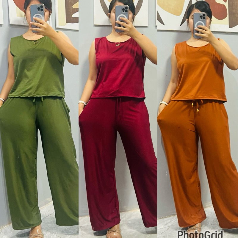 COTTON SANDO BOHO SQUAREPANTS TERNO FIT UP 2XL (plain) | Shopee Philippines